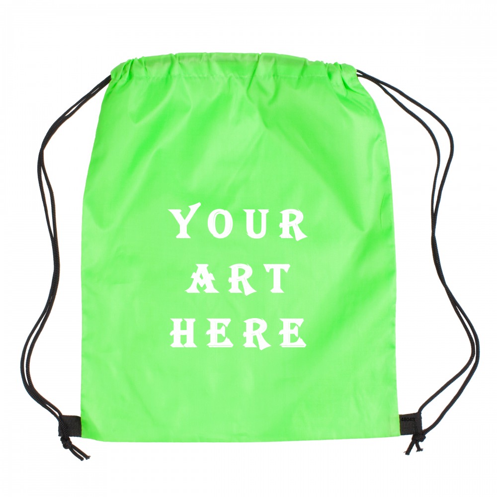 Green Drawstring Bag